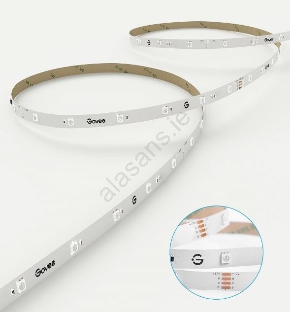 Govee - Wi-Fi RGB Smart LED strip 15m + remote control | Alasans