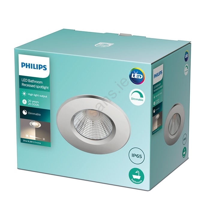 Philips - LED Dimmable bathroom light DIVE 1xLED/5,5W/230V IP65 | Alasans